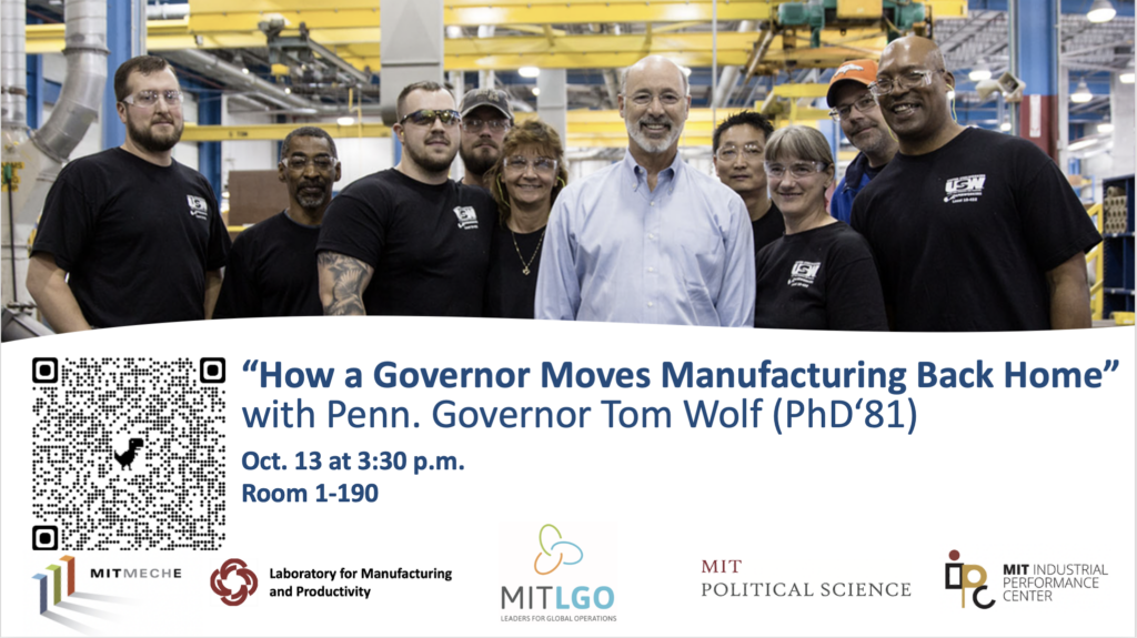 How a Governor Moves Manufacturing Back Home: Gov. Tom Wolf of ...